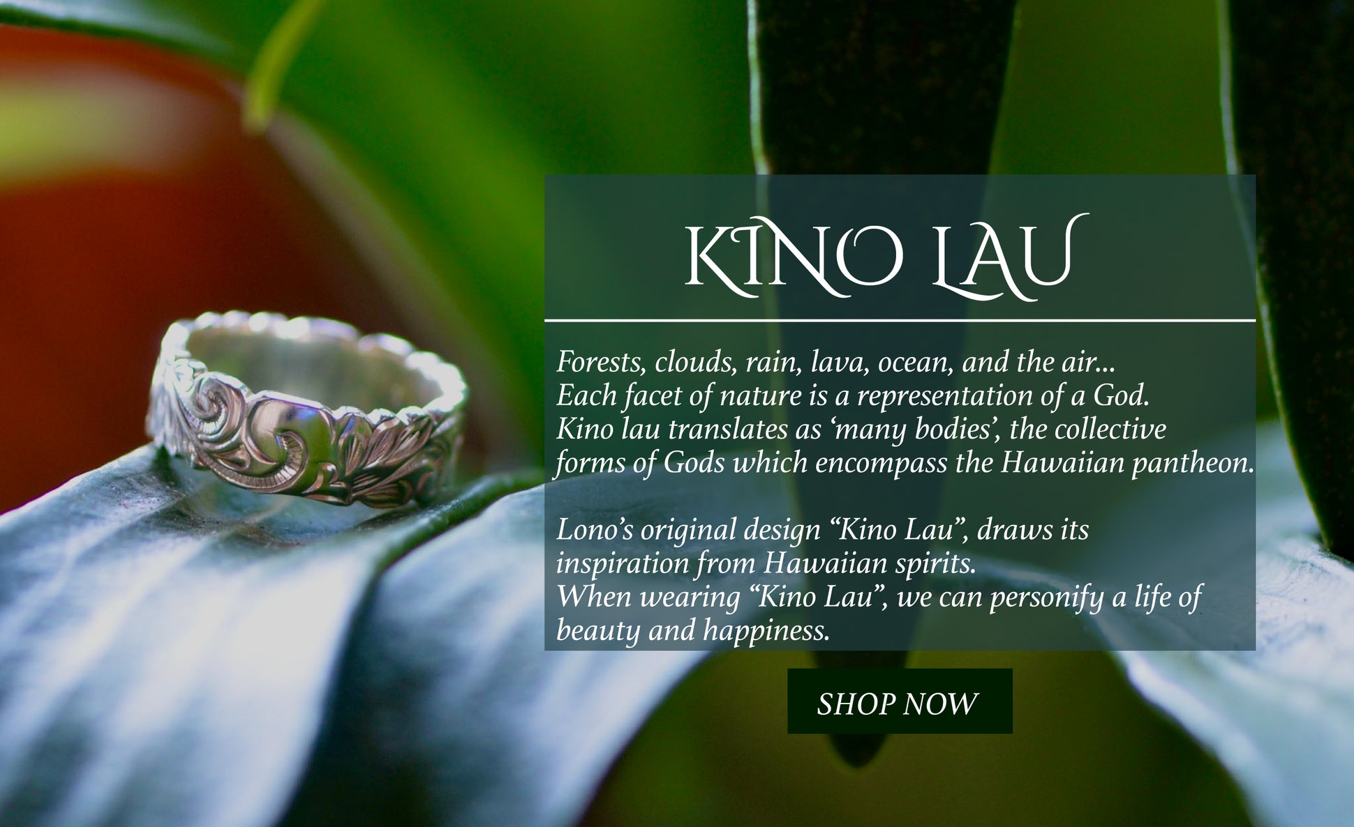 Lono God of Peace -The Hawaiian Jewelry Online Shop